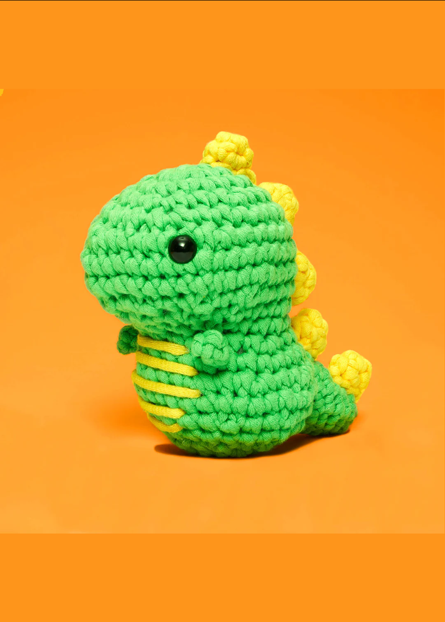 Woobles Fred the Dinosaur Crochet Kit – Palmetto Twist