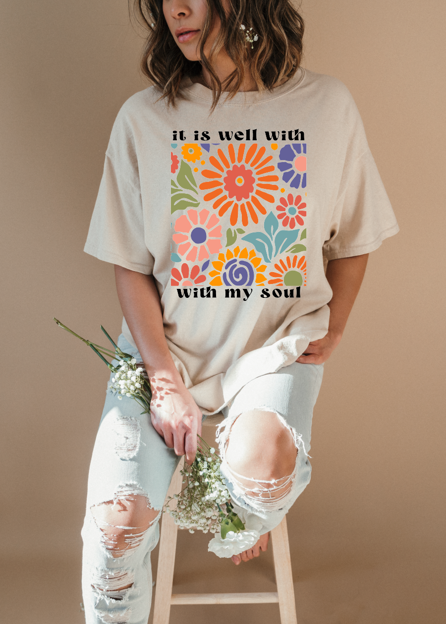 It Is Well Tee – Palmetto Twist