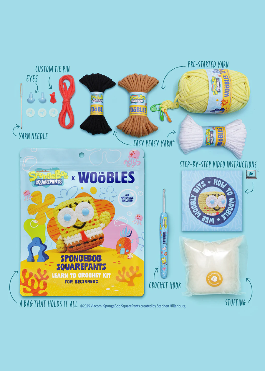 Woobles Spongebob Crochet Kit – Palmetto Twist