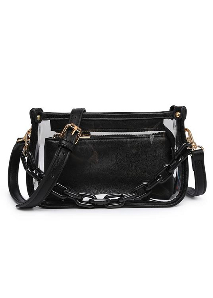 Jessica Clear Crossbody – Palmetto Twist