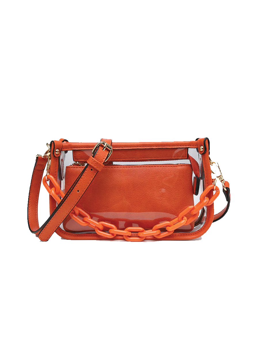 Jessica Clear Crossbody – Palmetto Twist